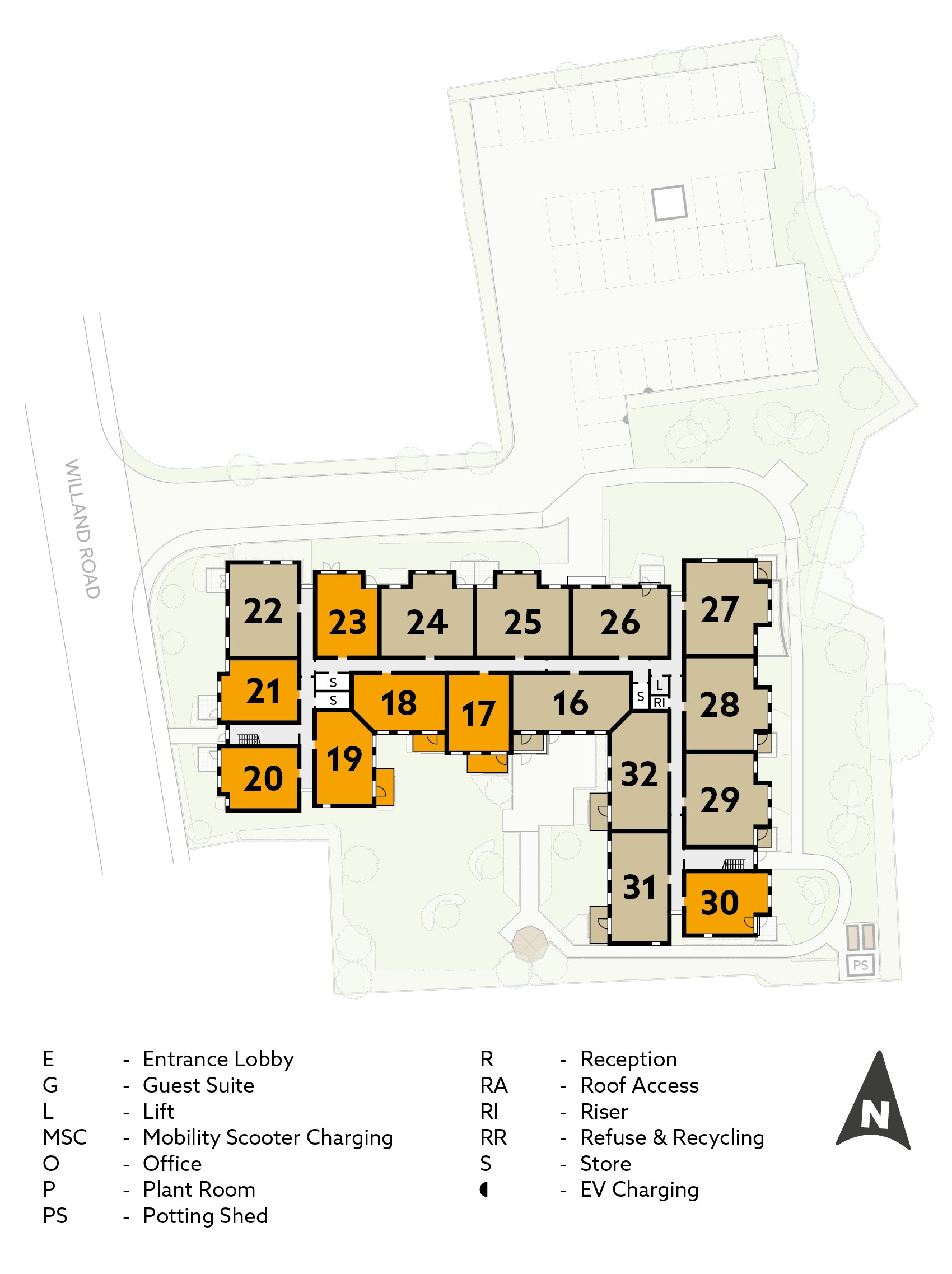 Retirement homes in Cullompton, Devon | Cullompton, Foxglove Place ...
