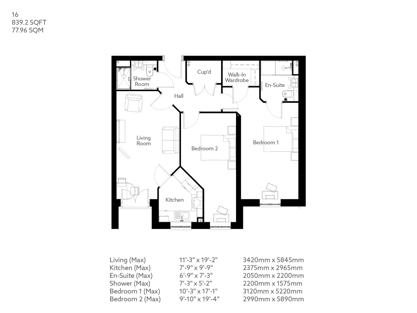 2-Bed Retirement Apartment Stockport | Property 16 | Queens View ...