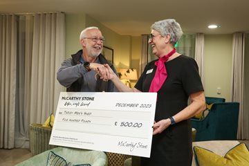 McCarthy Stone donates to Tadley Men's Shed | McCarthy Stone