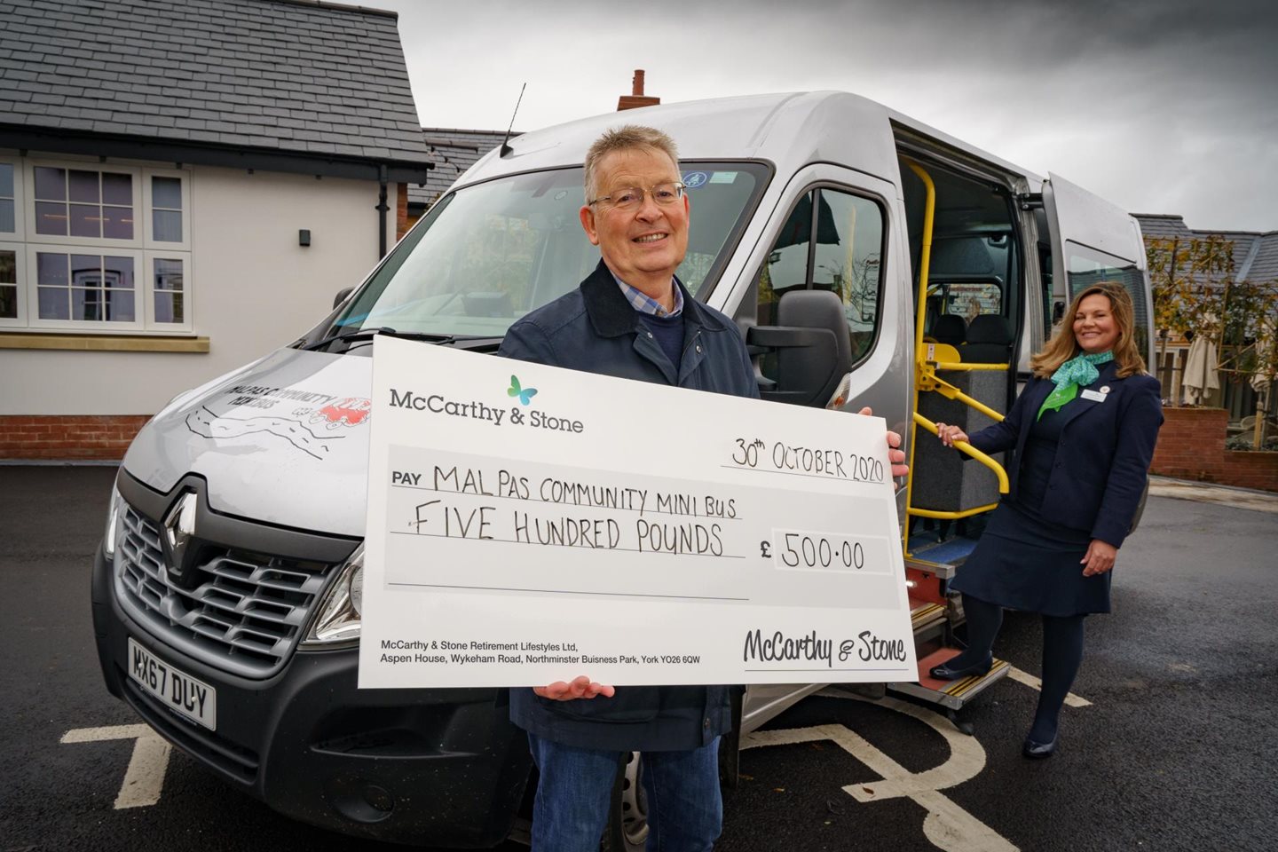 Community Minibus in Malpas Receives a Helping Hand