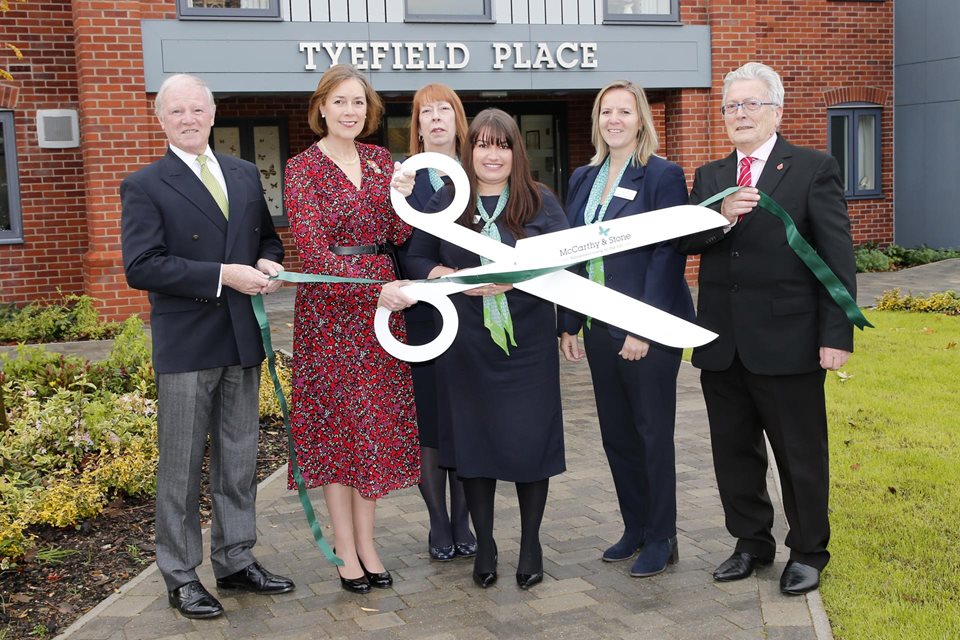 Hadleigh Councillor Opens New McCarthy Stone Development