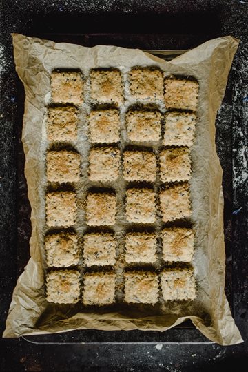 Black pepper savoury shortbread recipe