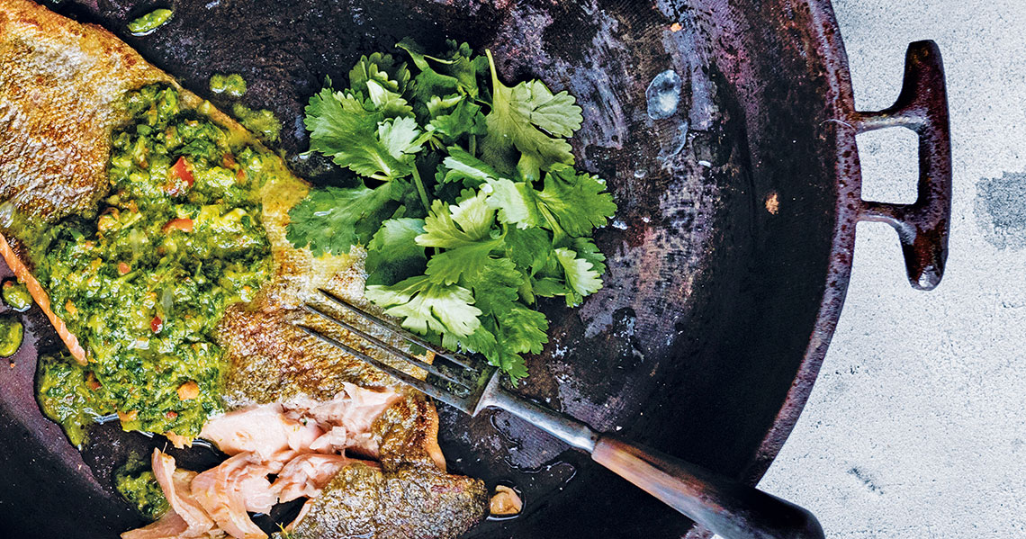 Crispy Trout with Asian Salsa recipe - McCarthy & Stone