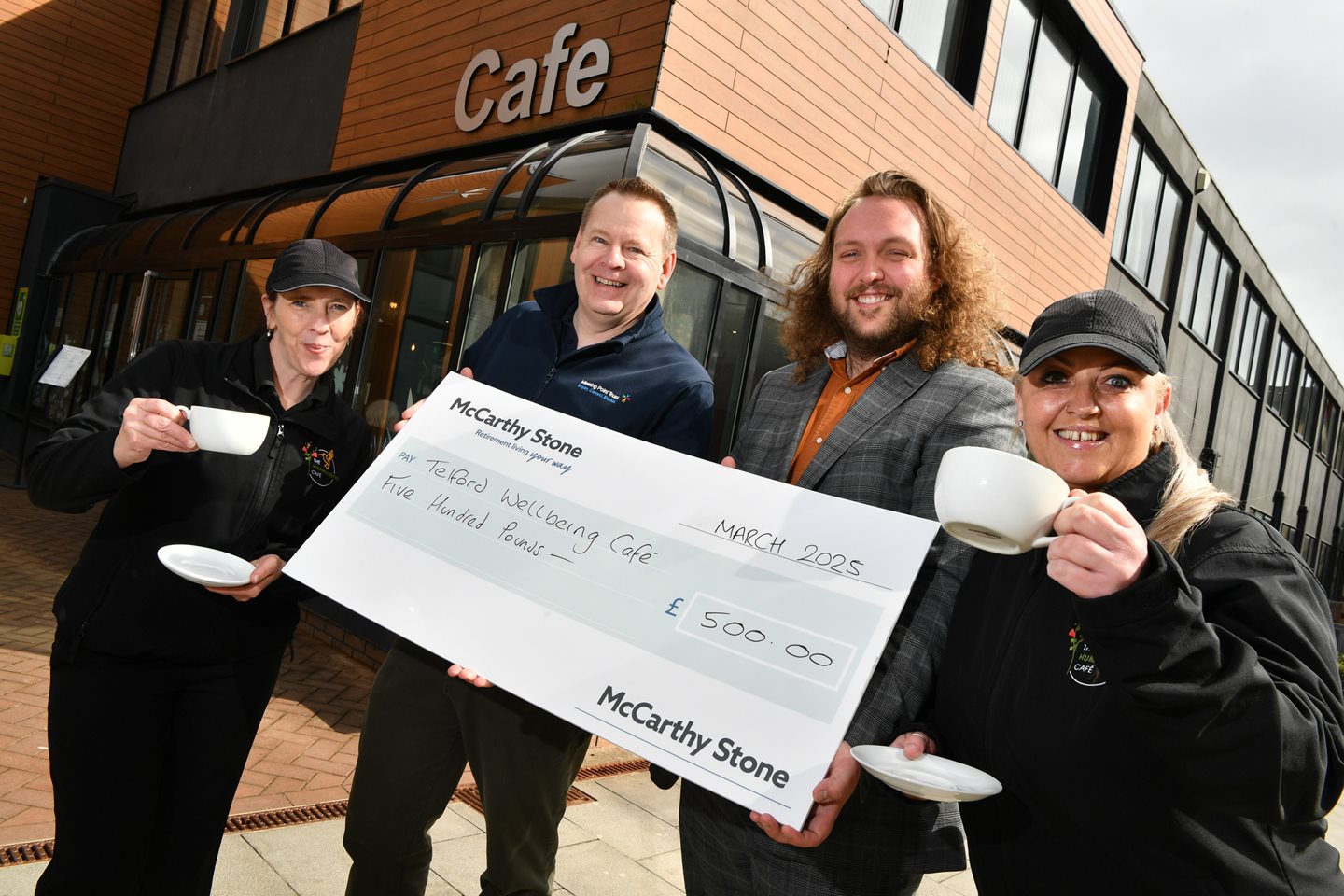 McCarthy Stone donates to Telford café’s community project | McCarthy Stone